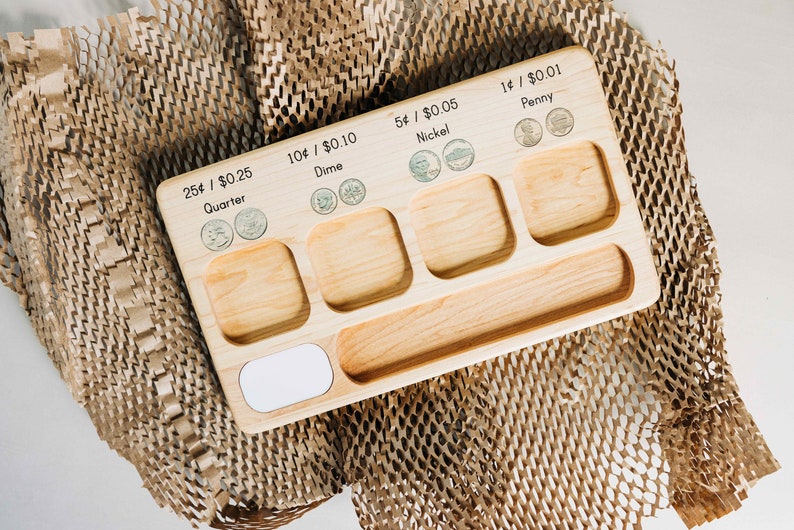 Coin Sorting Board Money Manipulation Board Money Activity - Etsy