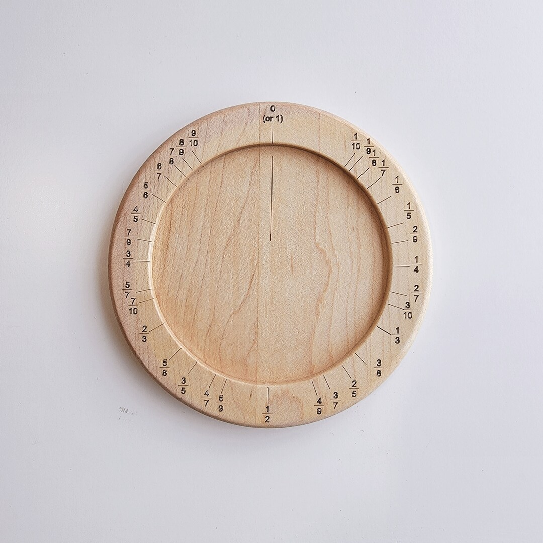 Add on Circle Base for Fraction/time Fraction Circles - Etsy