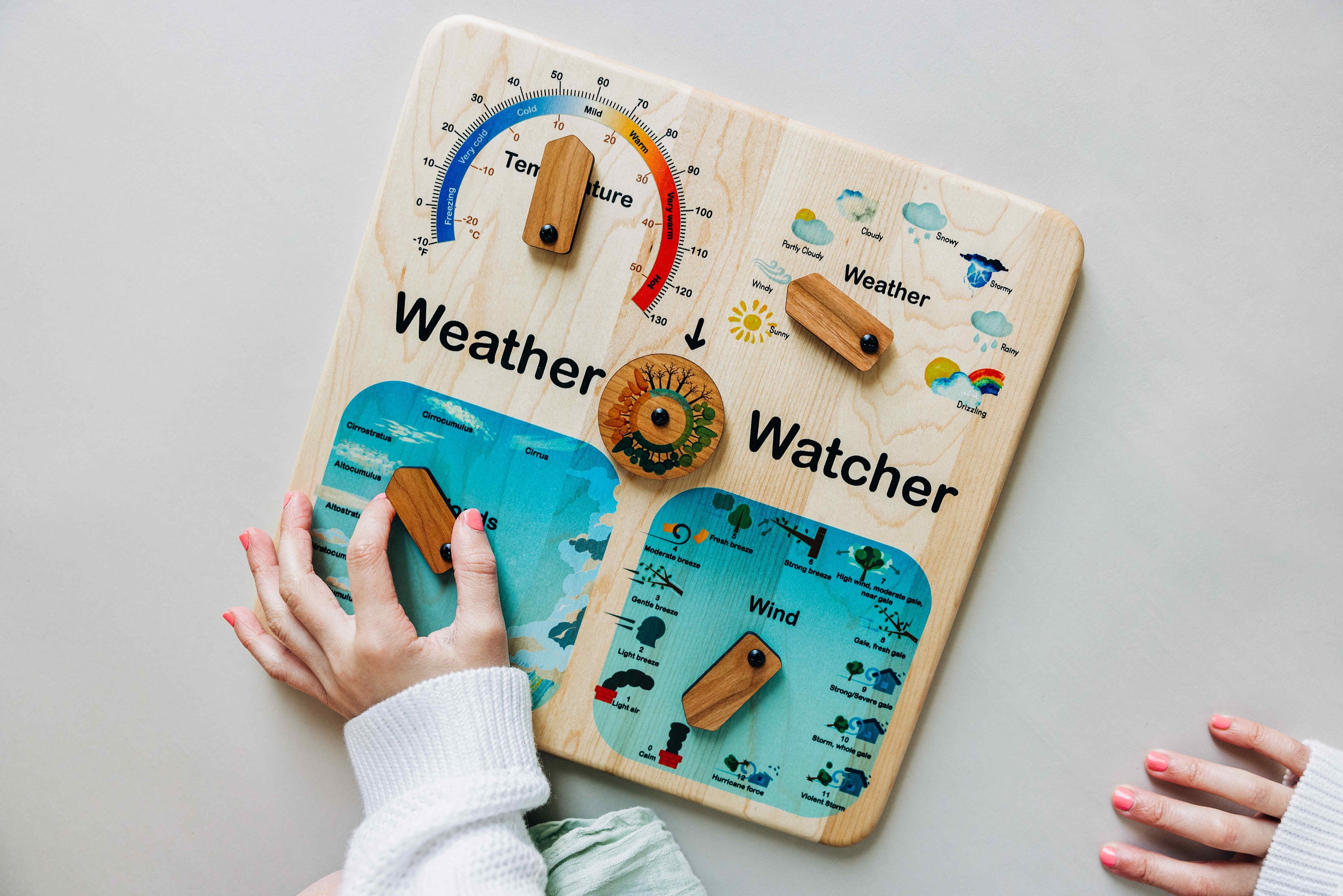 Weather Station Montessori Weather Chart Weather Wheel - Etsy