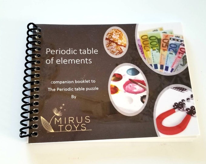 Periodic Table of Elements Book - Etsy