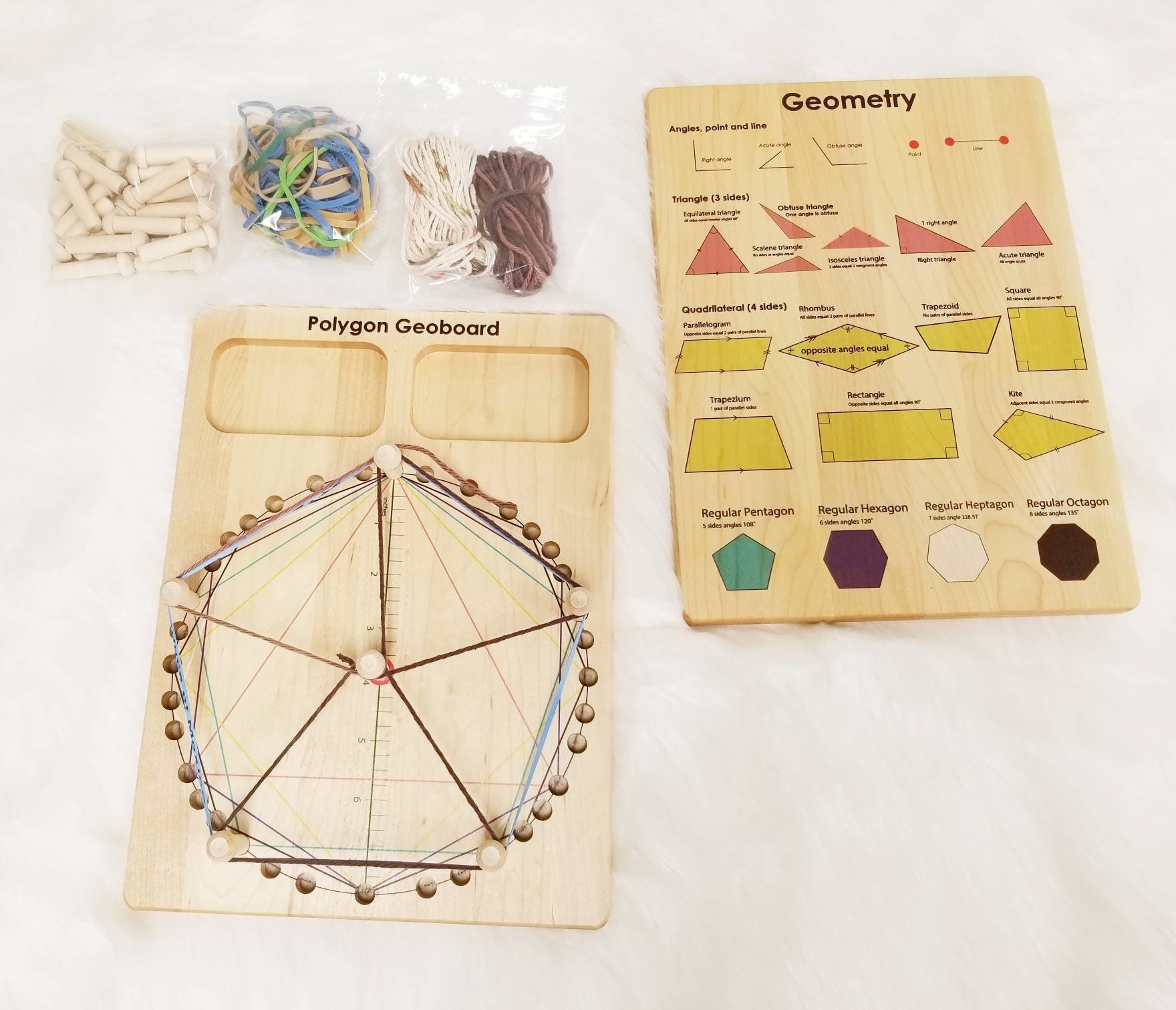 Polygon Geoboard Geometry Board Geo Board Math - Etsy Canada