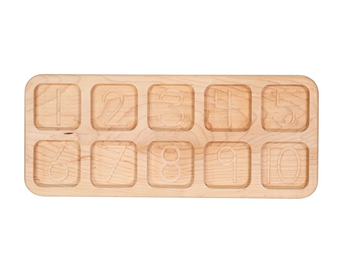 Large 10 Frame With Engraved Numbers - Ten Frame - Math Manipulatives ...