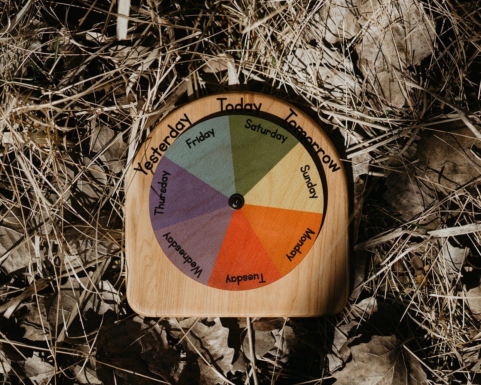 Days of the week wheel Yesterday Today Tomorrow wheel | Etsy