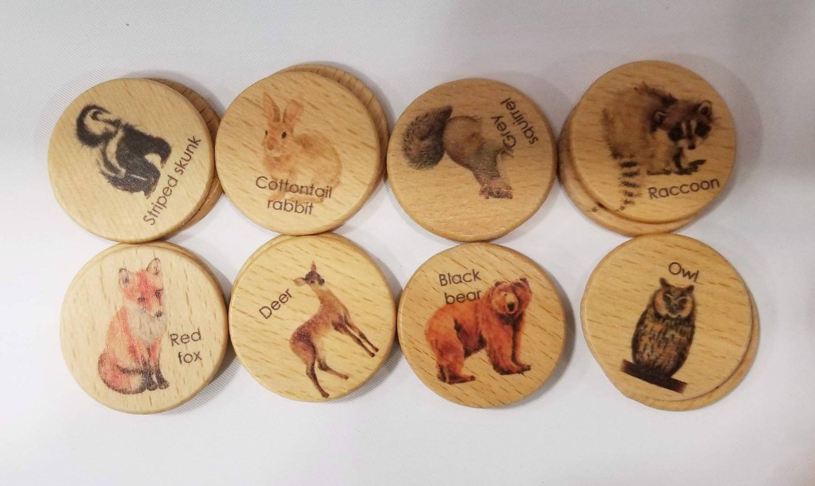 Backyard Birds Memory Puzzle Wooden Memory Game Farm - Etsy