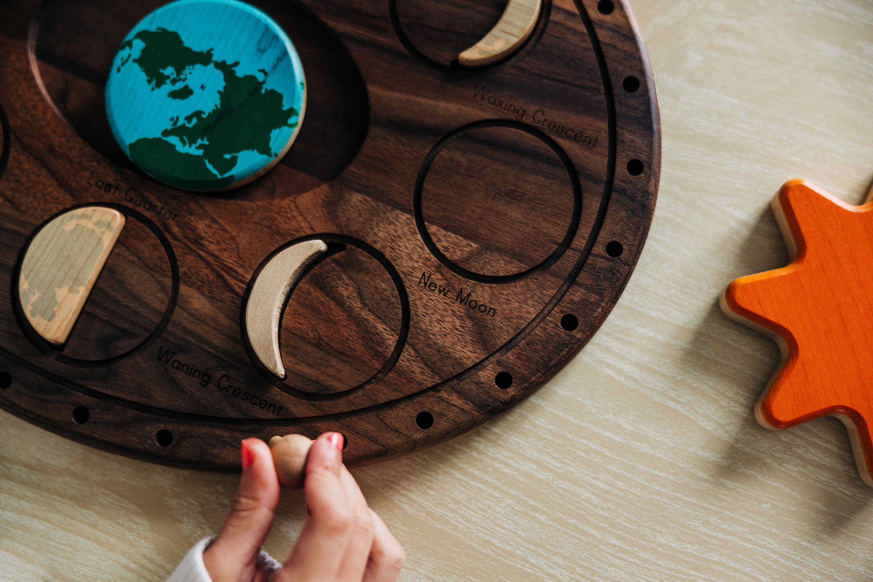 Moon Phases Puzzle Moon Decor Moon Calendar Moon Phases - Etsy