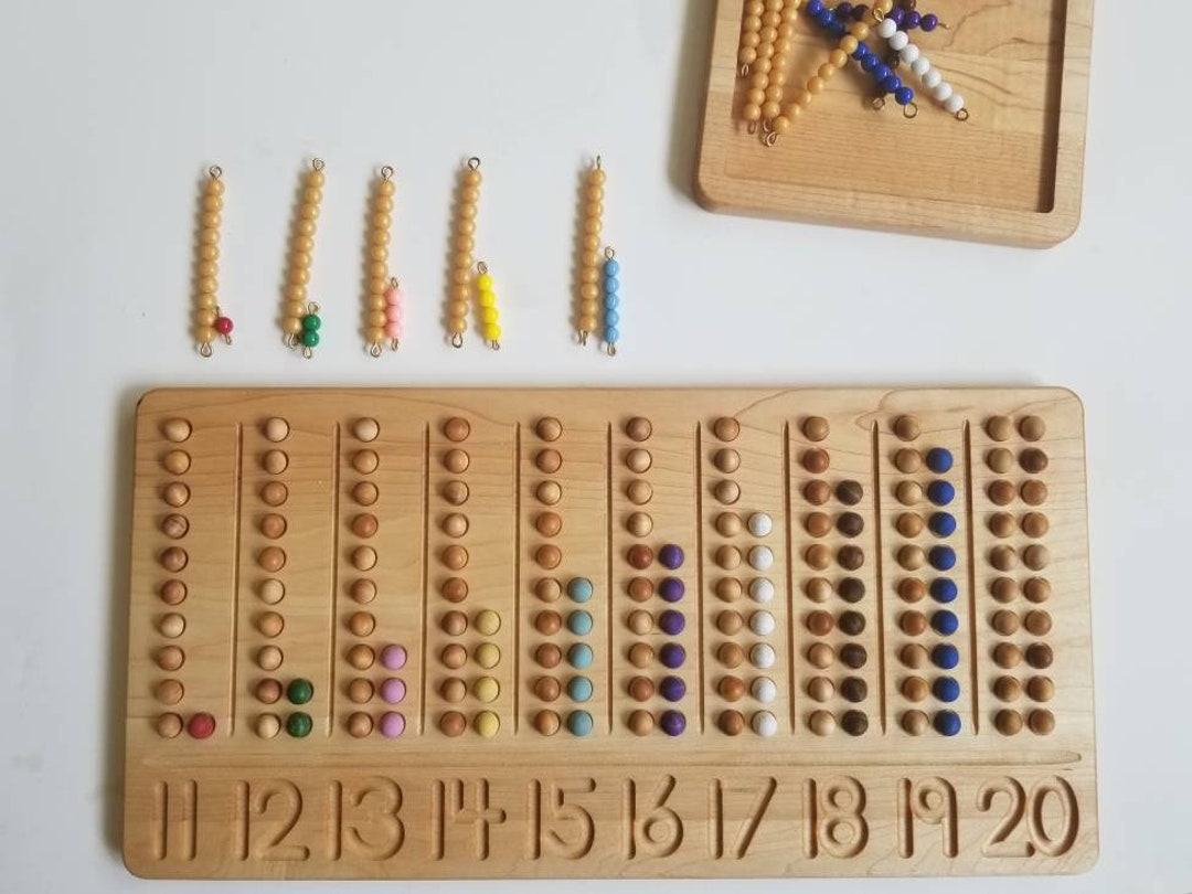 Teen Board 11-20 Number Counting Board Number Tracing Board - Etsy
