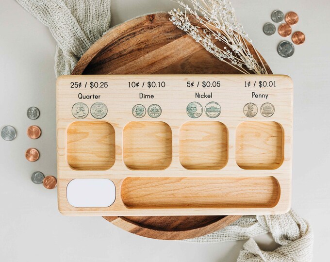 Coin Sorting Board - Money Manipulation Board - Money Activity Board ...
