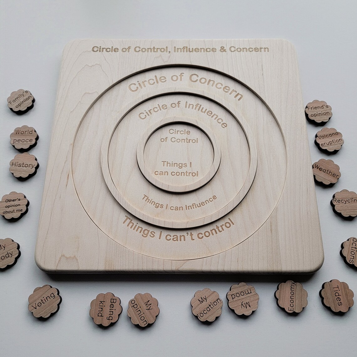 Circle of Control Growth Mindset Circle of Concern - Etsy