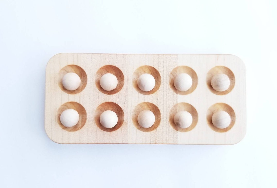 Ten Frame Five Frame 25 Frame Wooden Ten Board Math | Etsy