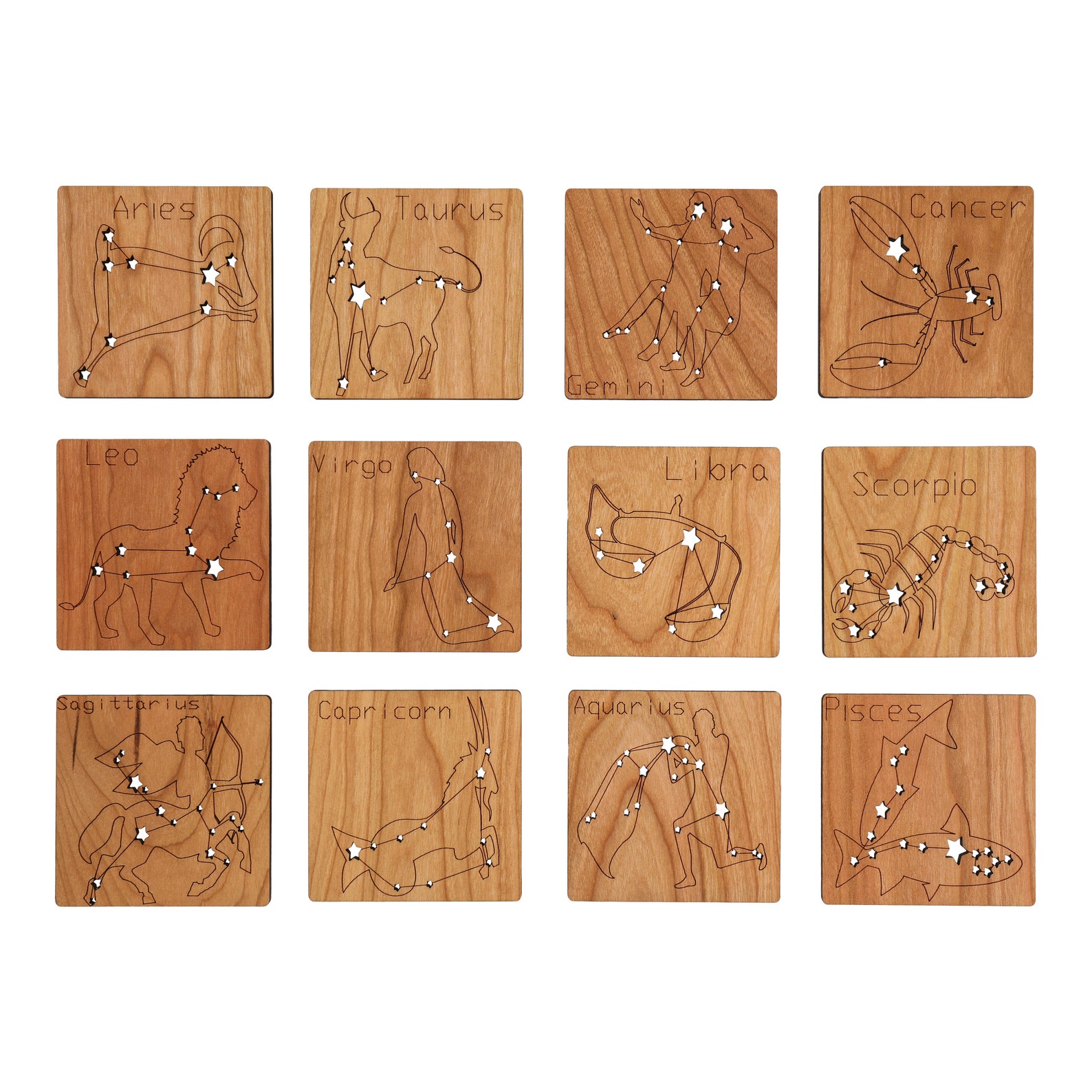 Constellation Tiles Flashlight Constellations Constellation Coasters ...
