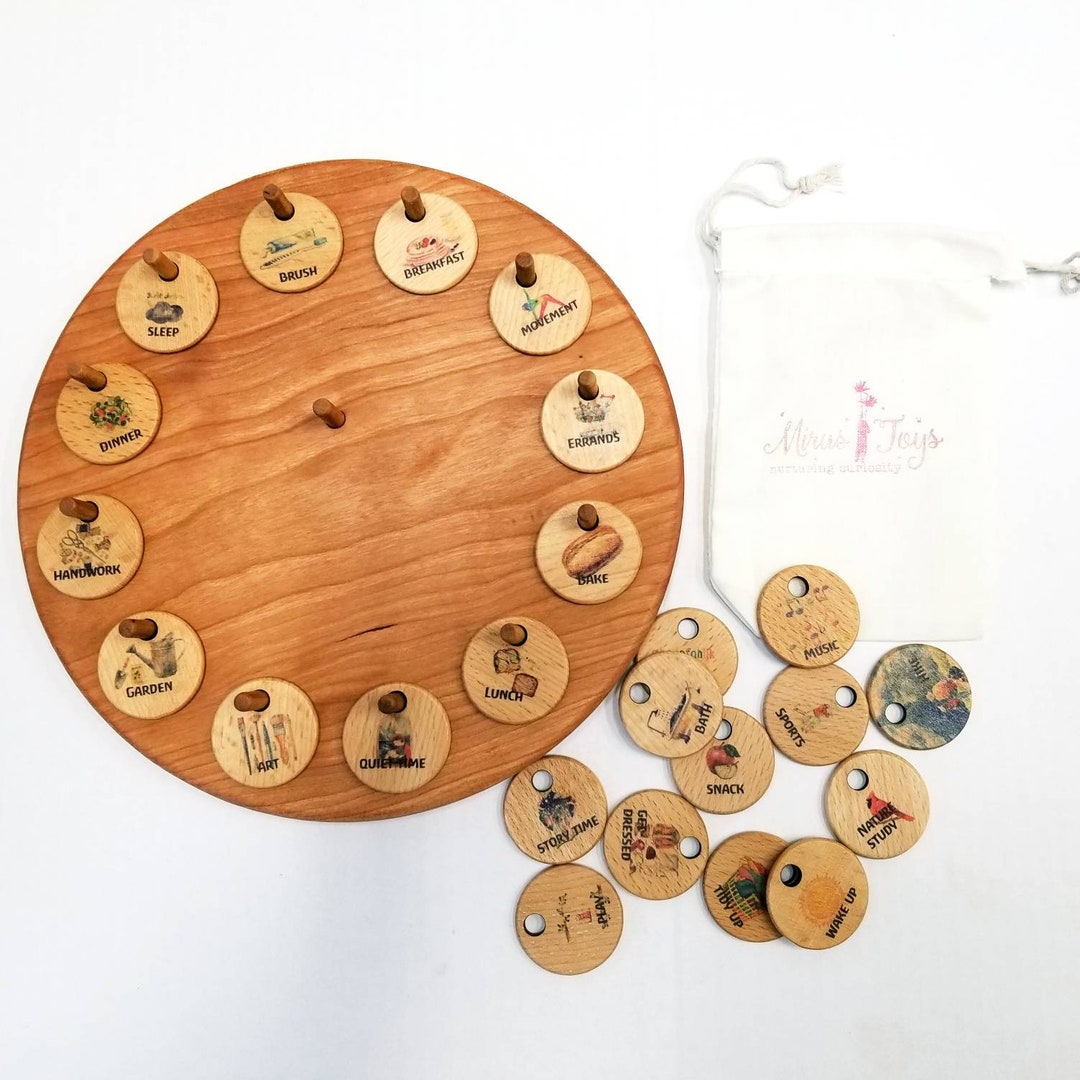 Chore Chart for Kids - Wooden Chore Chart - Child's Chore Chart ...