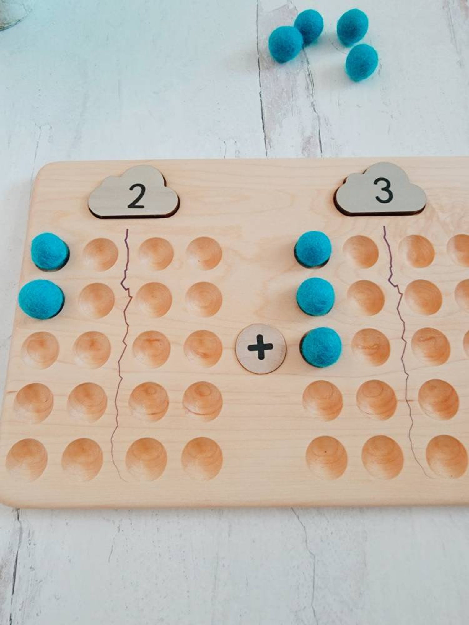 Math Manipulatives 1 to 20 Twenty Board Wooden Number - Etsy