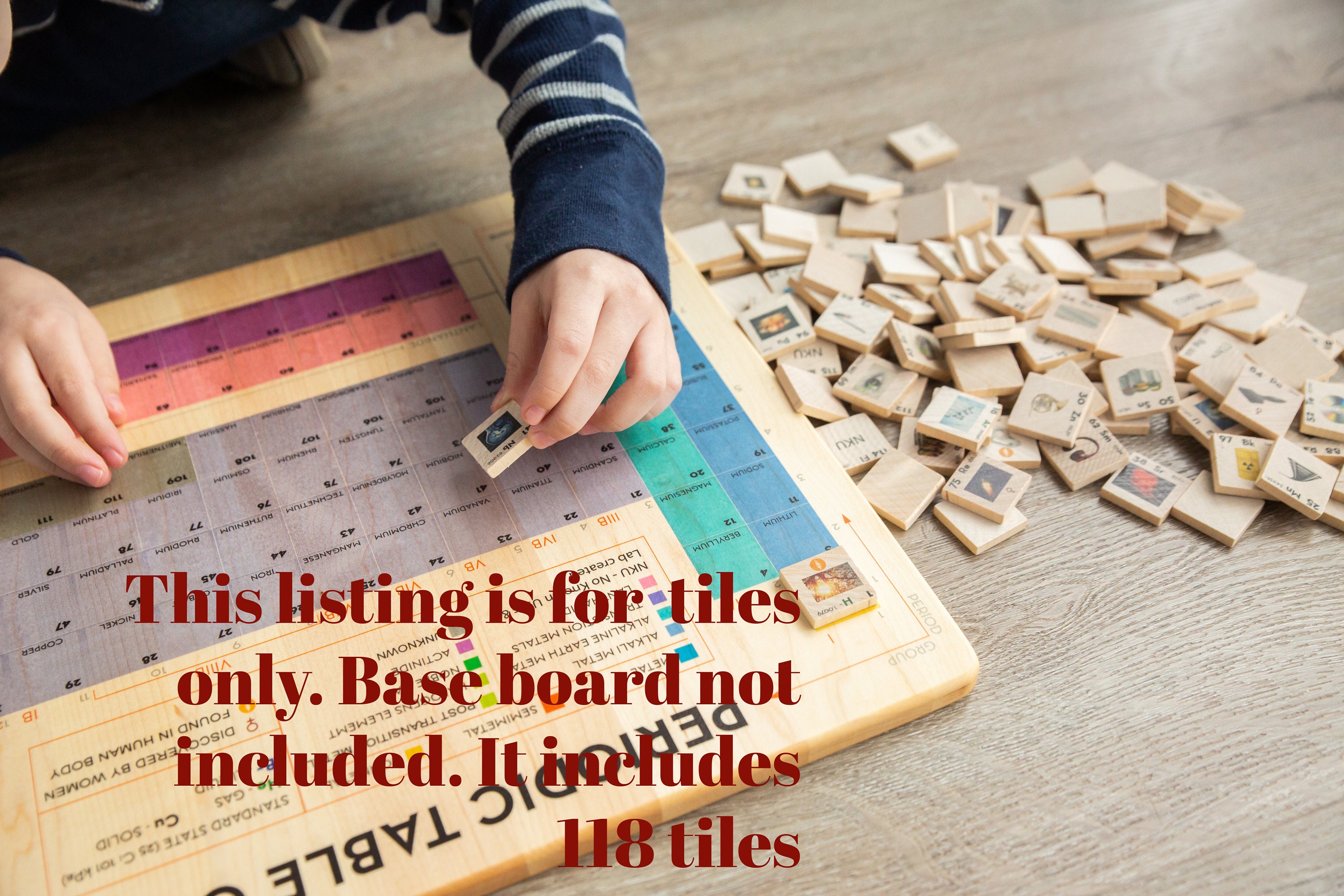 Periodic Table Tiles Table of the Elements Homeschooling | Etsy UK