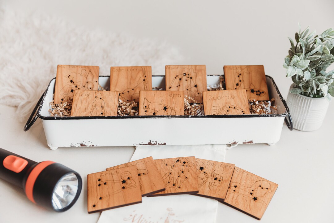 Constellation Tiles Flashlight Constellations Constellation Coasters ...