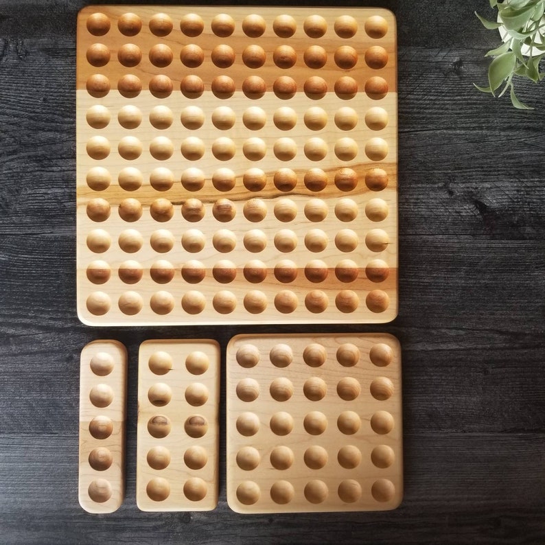 Ten Frame Five Frame 25 Frame Wooden Ten Board Math | Etsy