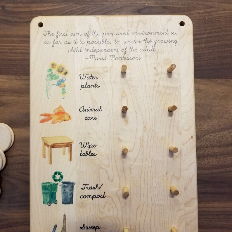 Montessori Chore Chart Classroom Job Chart Care Of Etsy Montessori Chore Chart Classroom Job Chart Care Of Etsy