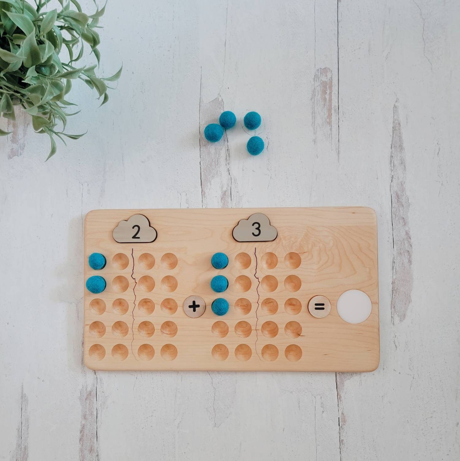 Math Manipulatives 1 to 20 Twenty Board Wooden Number - Etsy