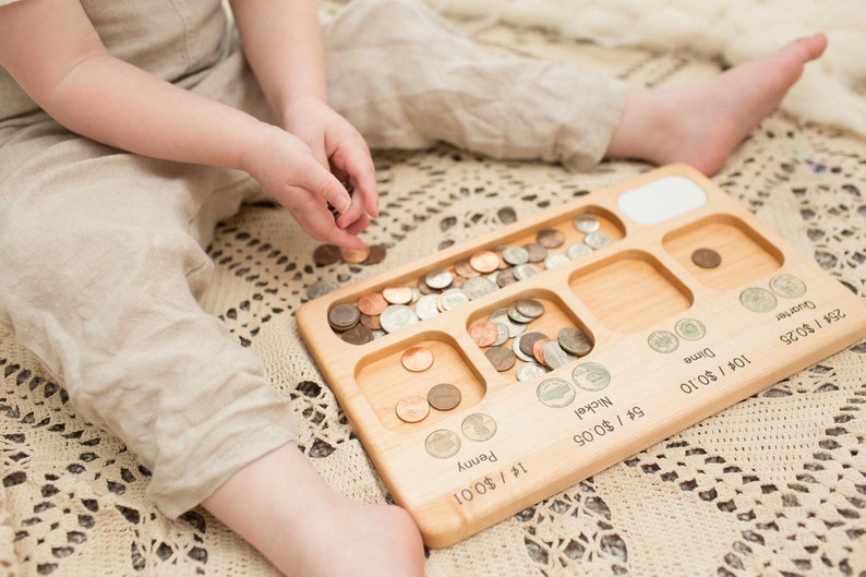 Coin Sorting Board Money Manipulation Board Money Activity - Etsy