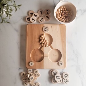 Part Part Whole Board Number Bonds Number Sense Montessori Materials ...