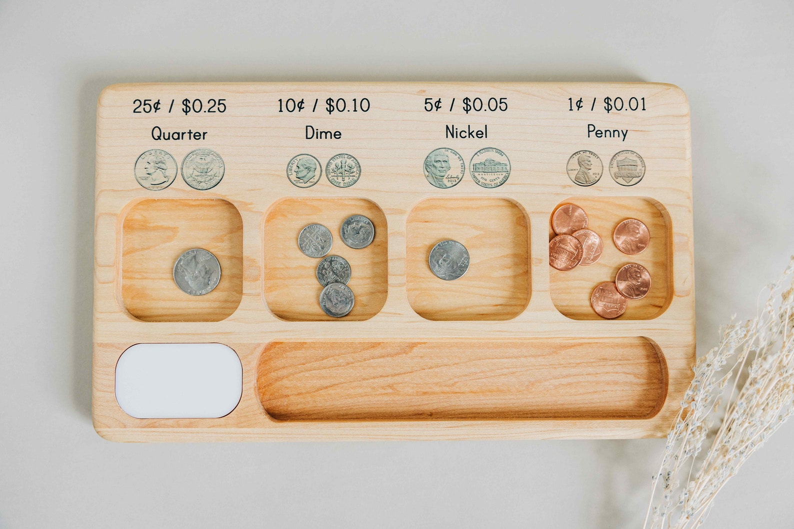 Coin Sorting Board Money Manipulation Board Money Activity - Etsy