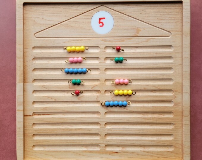 Montessori Bead House - Monteasori Number Bars - Number Bonds - Number ...