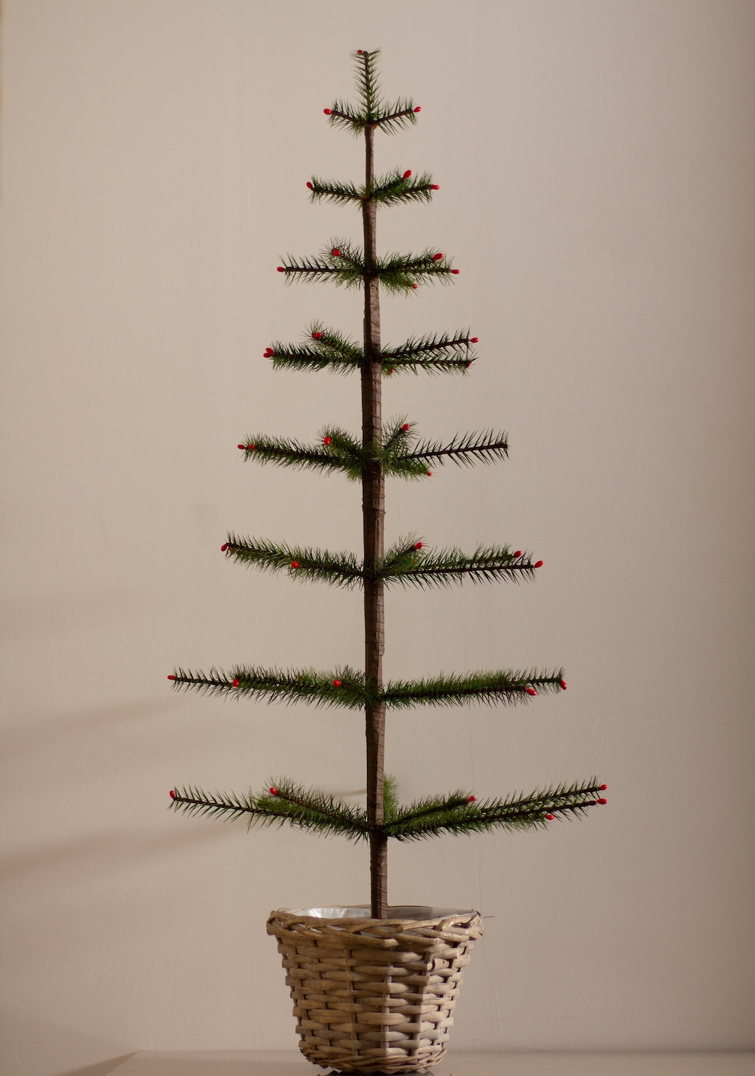 Goose Feather Christmas Tree in Green - Etsy