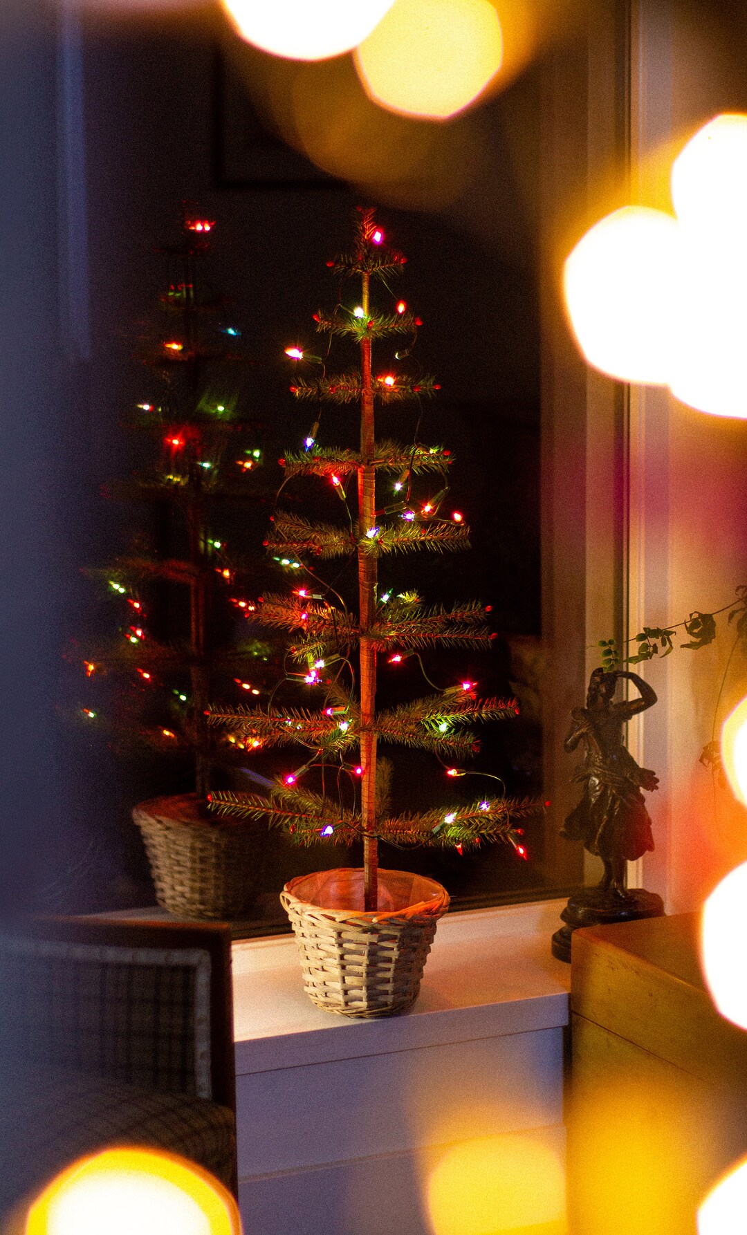 German Vintage Style Goose Feather Christmas Tree 3ft 4ft - Etsy Canada