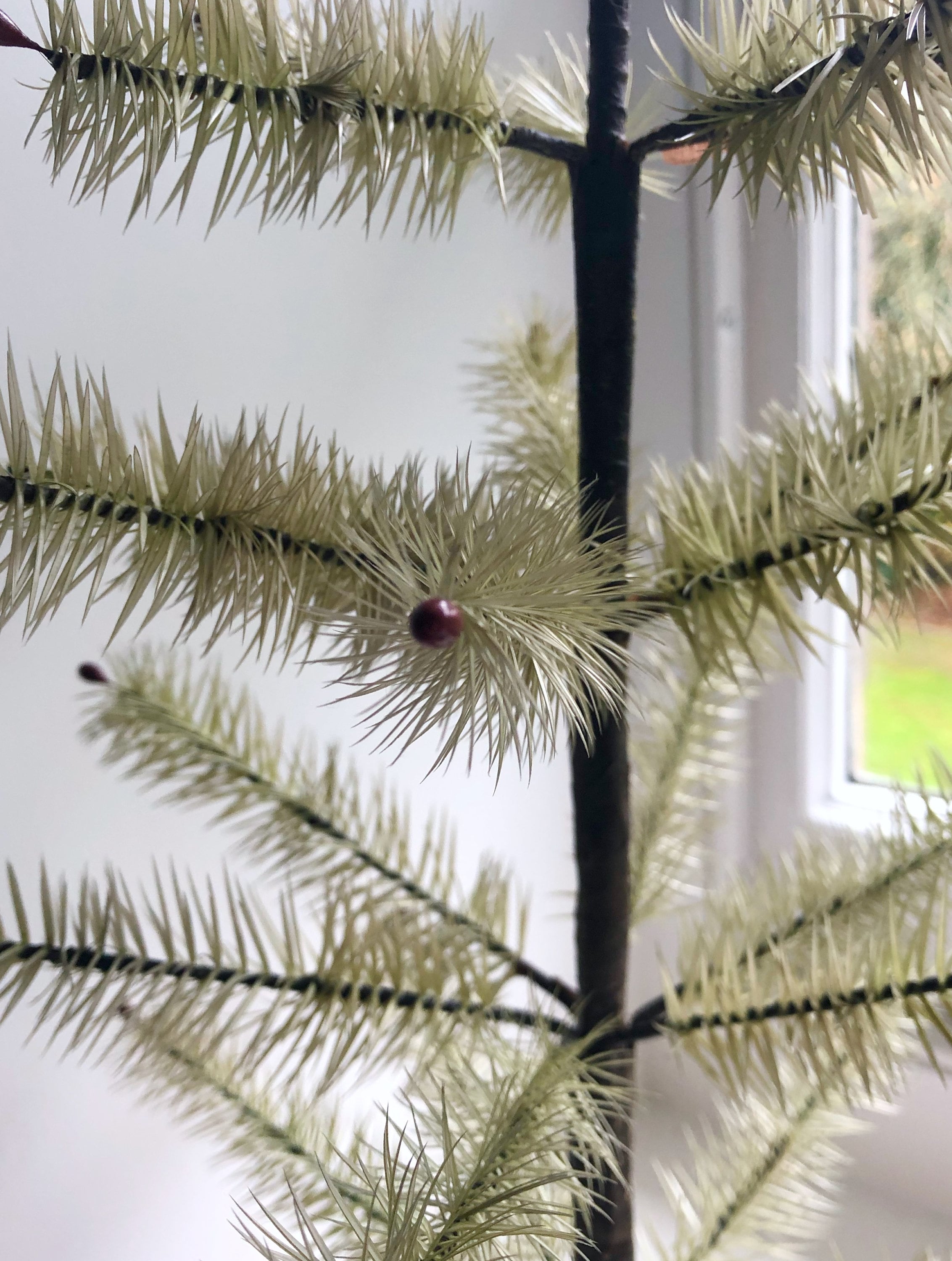German Goose Feather Christmas Tree Pale Muted Green - Etsy