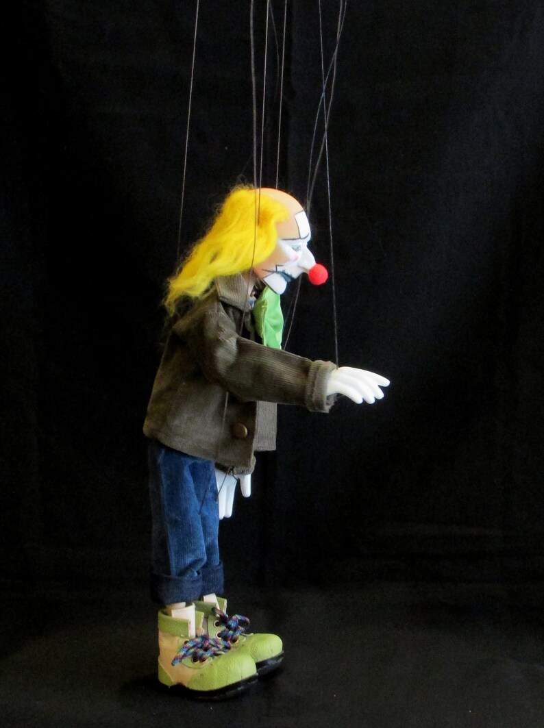 Shocked Clown Collectible and Unique Marionette %100 - Etsy