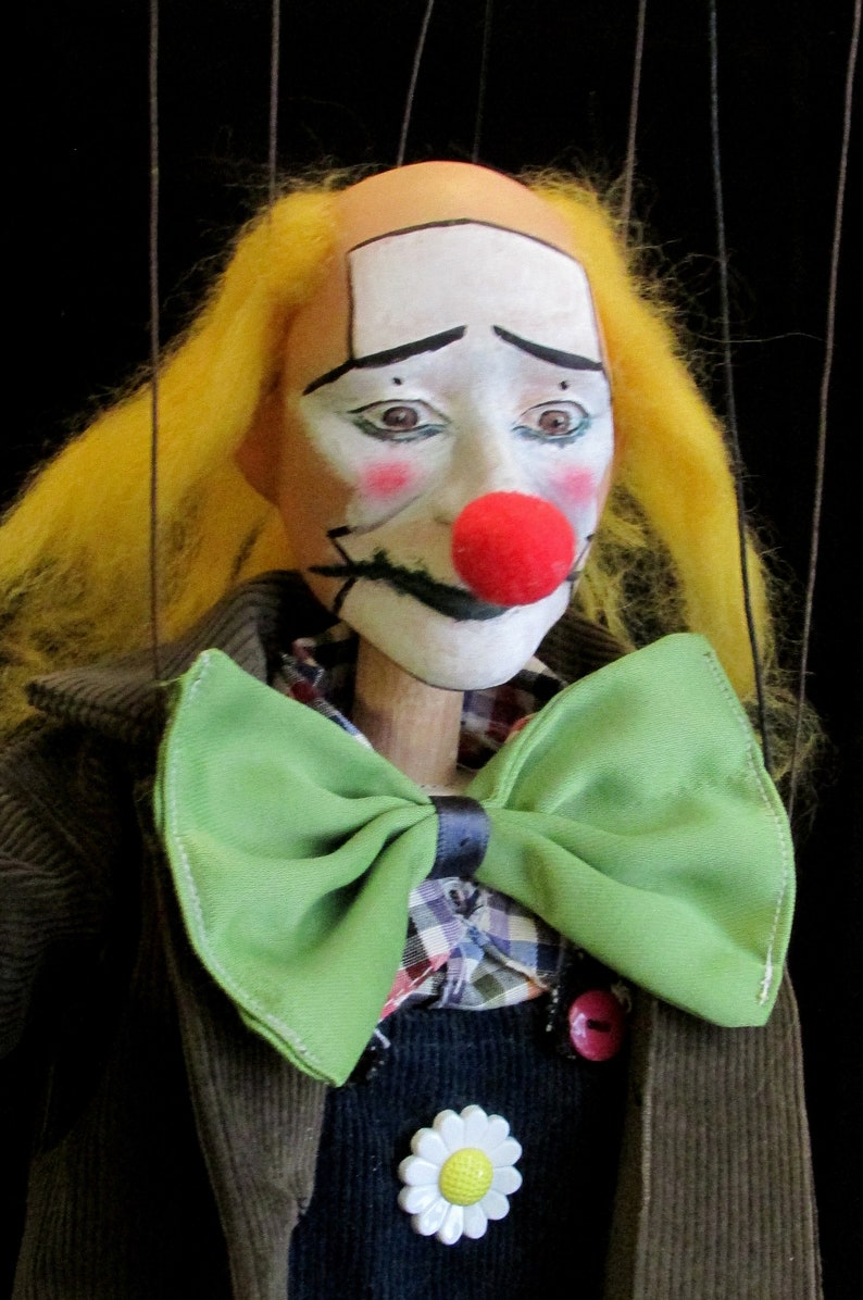 Shocked Clown Collectible and Unique Marionette %100 - Etsy