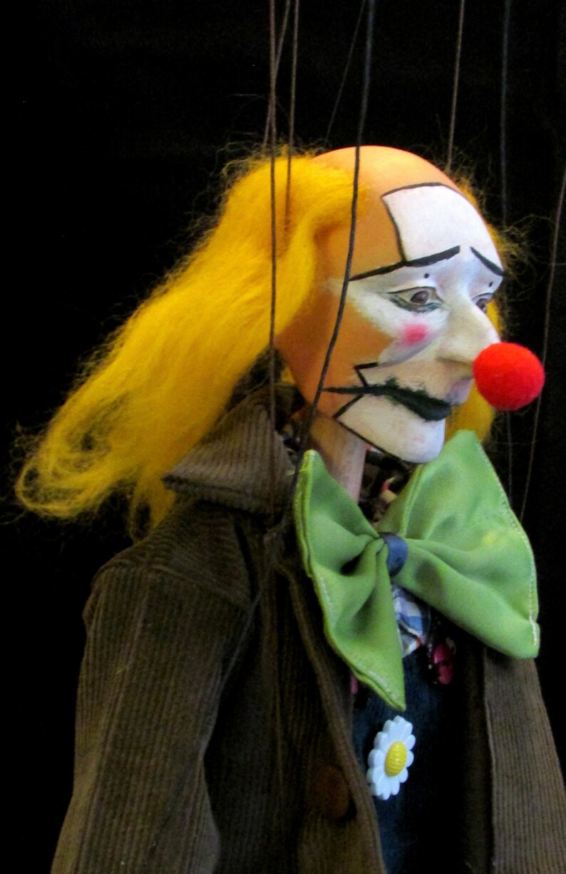 Shocked Clown Collectible and Unique Marionette %100 - Etsy