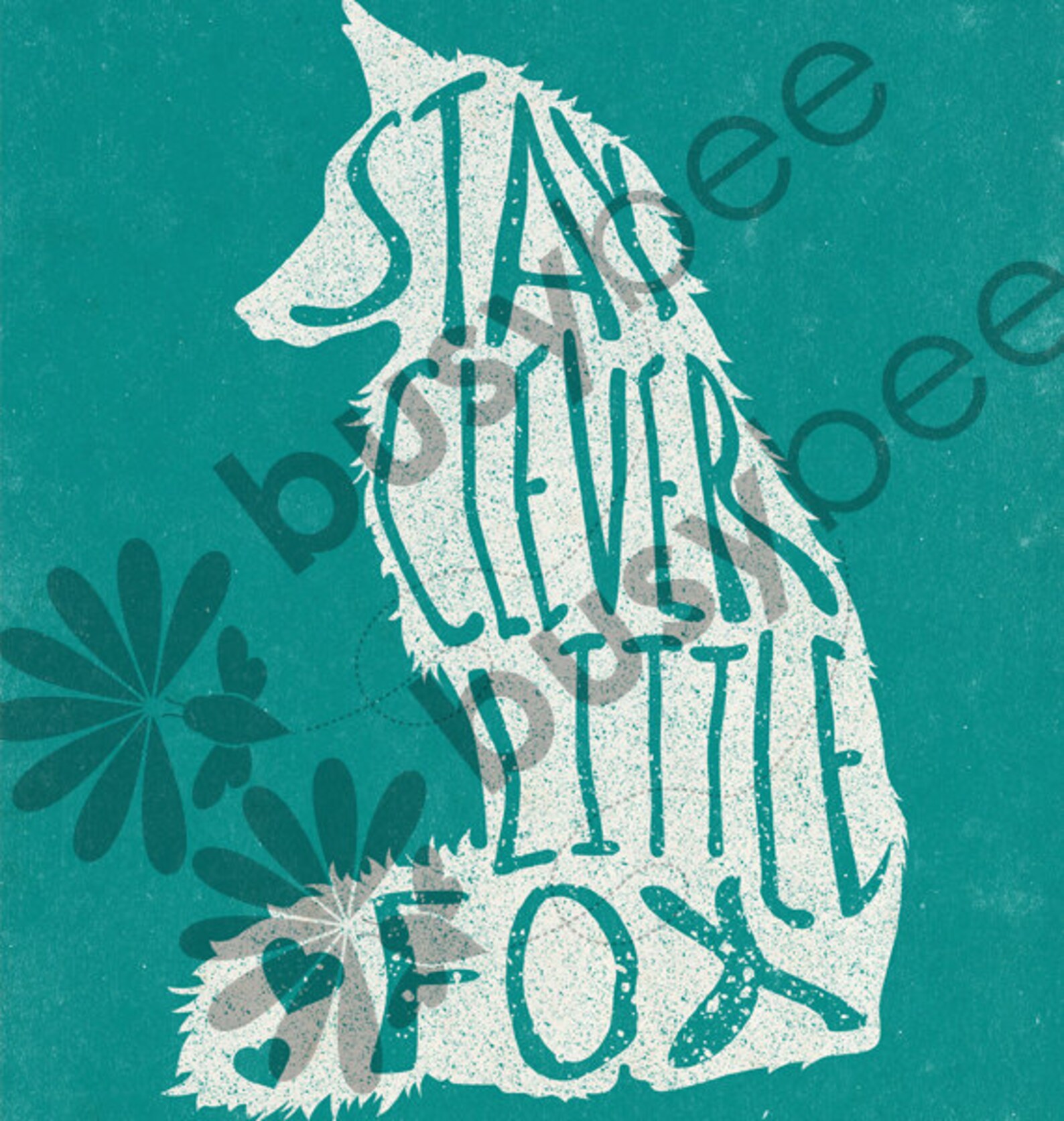 Instant Download, Stay Clever Little Fox, Nursery Art, Fox Nursery ...