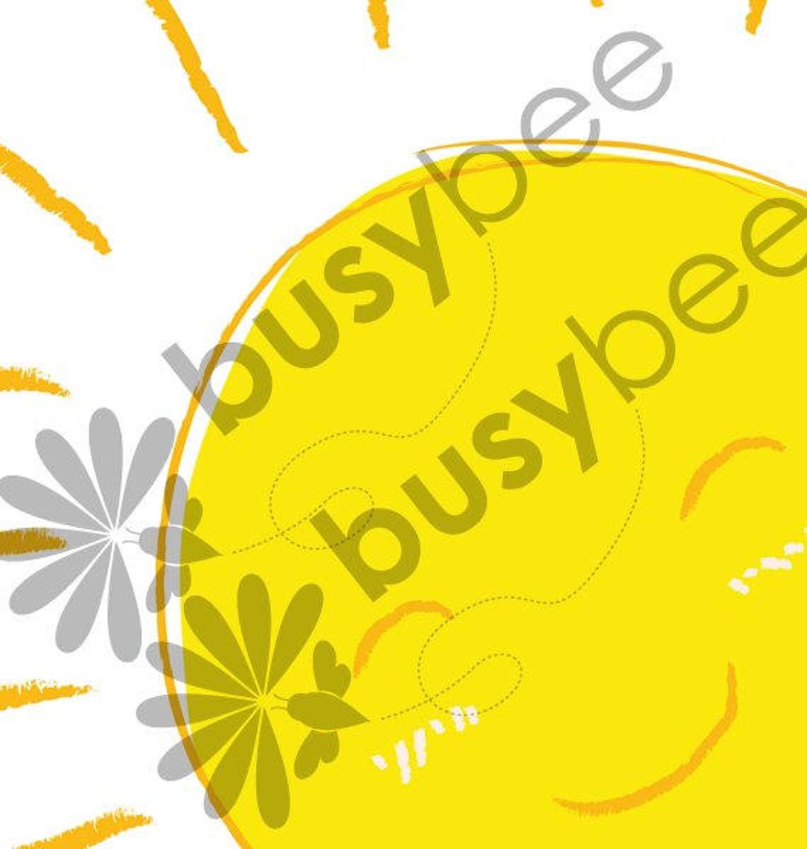 Instant Download Sleepy Sun Cute Sun Sun Decor Nursery - Etsy