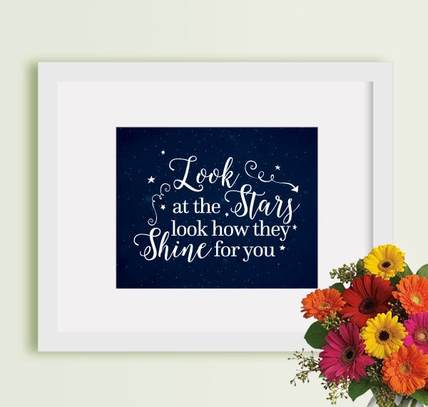 Instant Download Look at the stars look how they shine for | Etsy