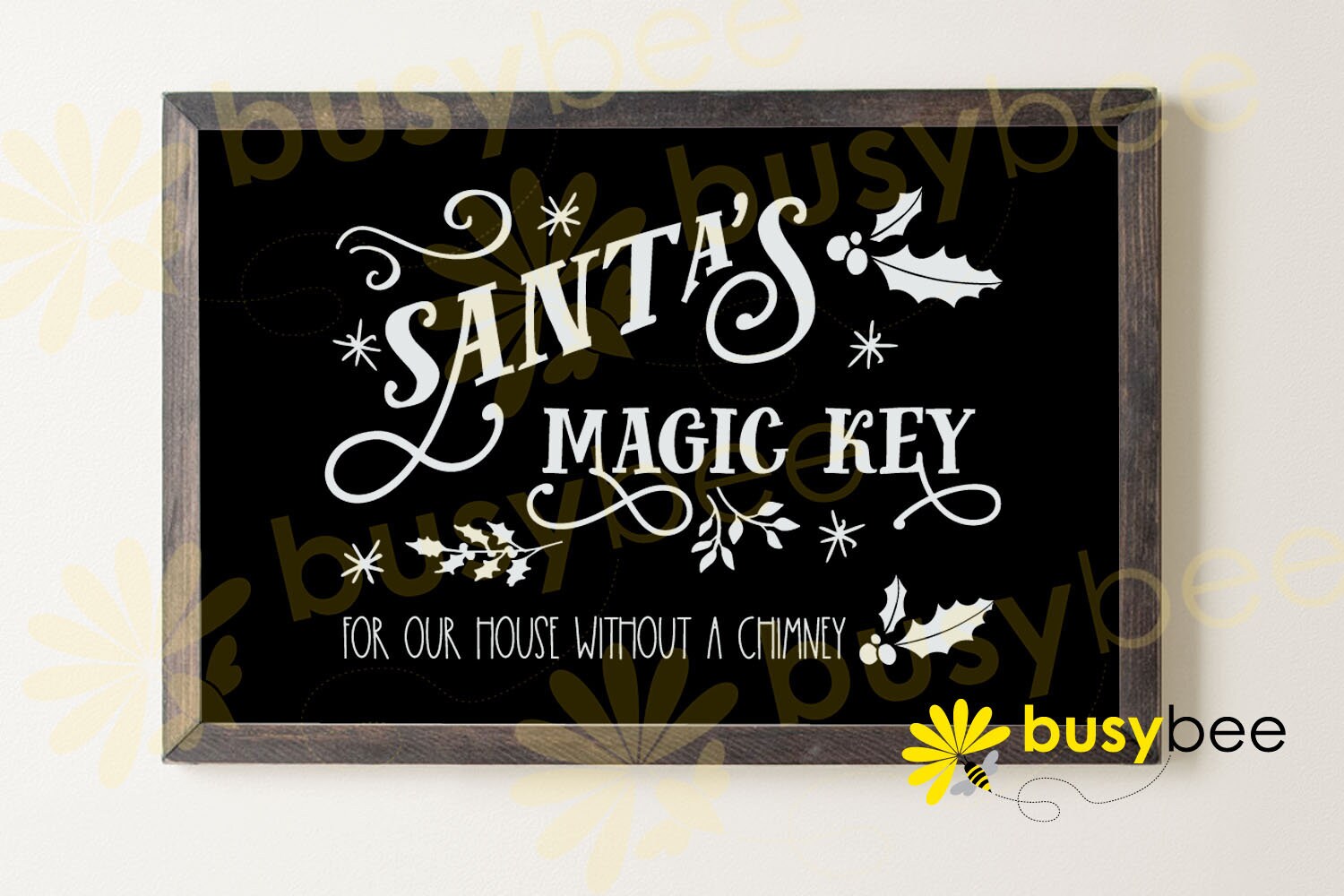 SVG Cut File Santas Magic Key Santa Svg Christmas Sign Svg | Etsy