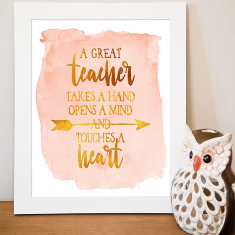 Teacher Takes a Hand - Etsy