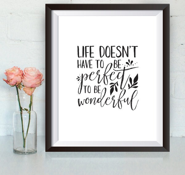 Buy One Get One Life doesn't have to be perfect to be | Etsy