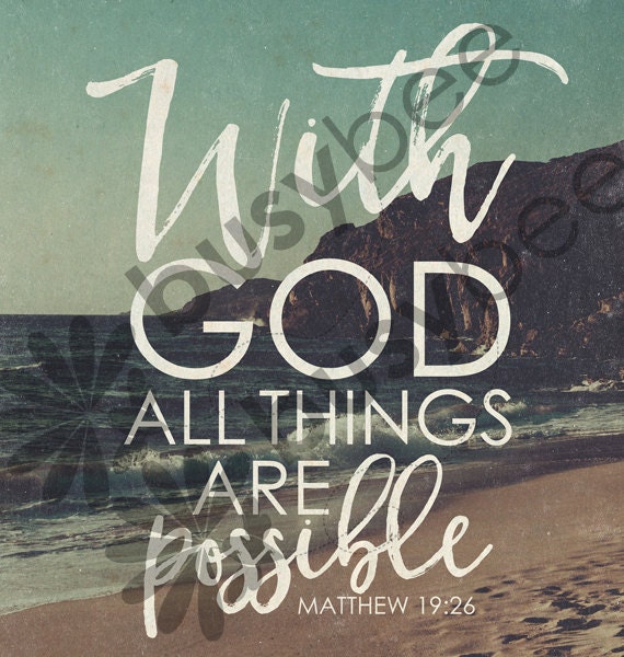 Matthew 19 26 Wallpaper