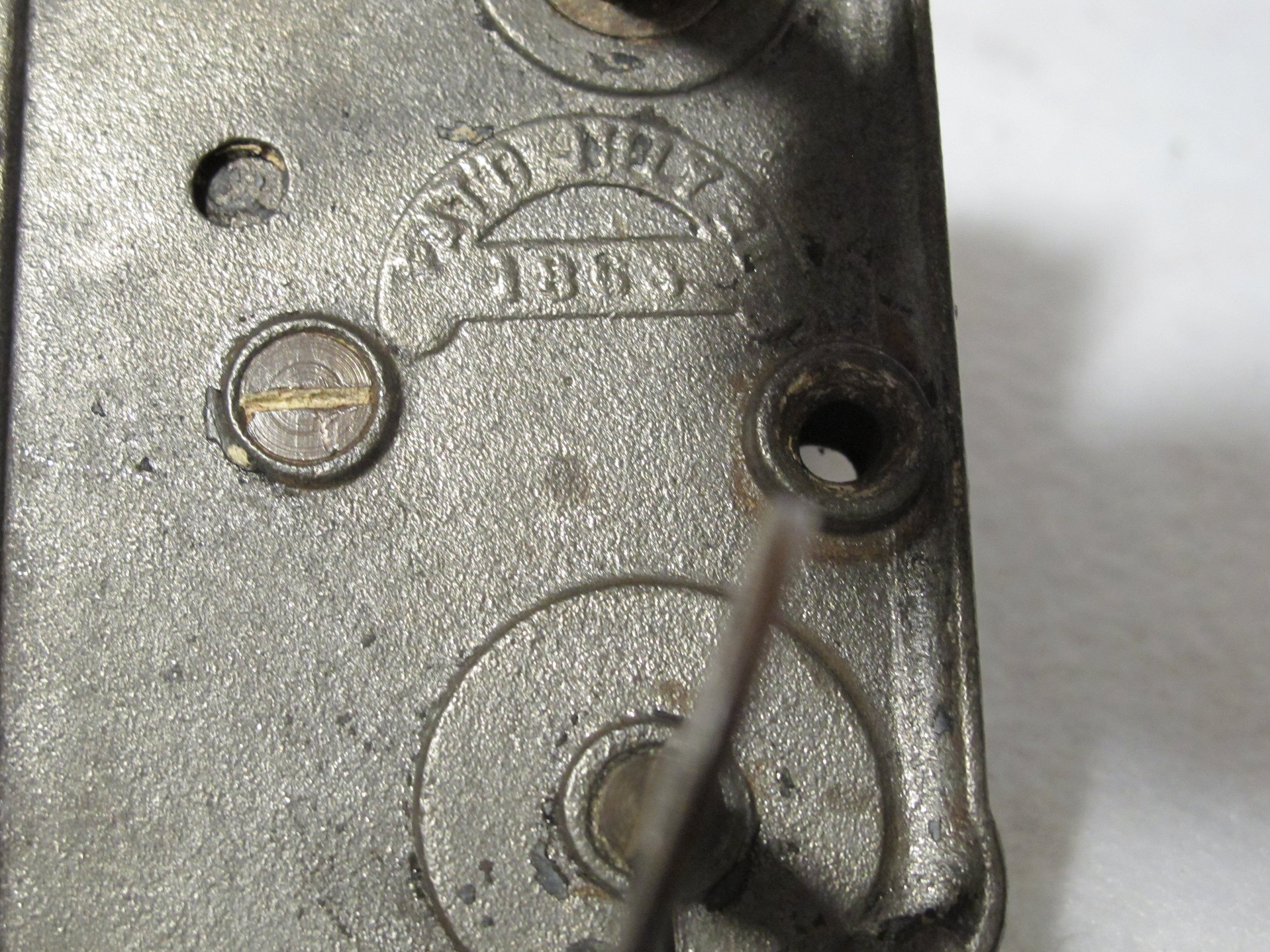 WORKING Antique Lock Set With KEY & Deadbolt Option Marked CORBIN ...