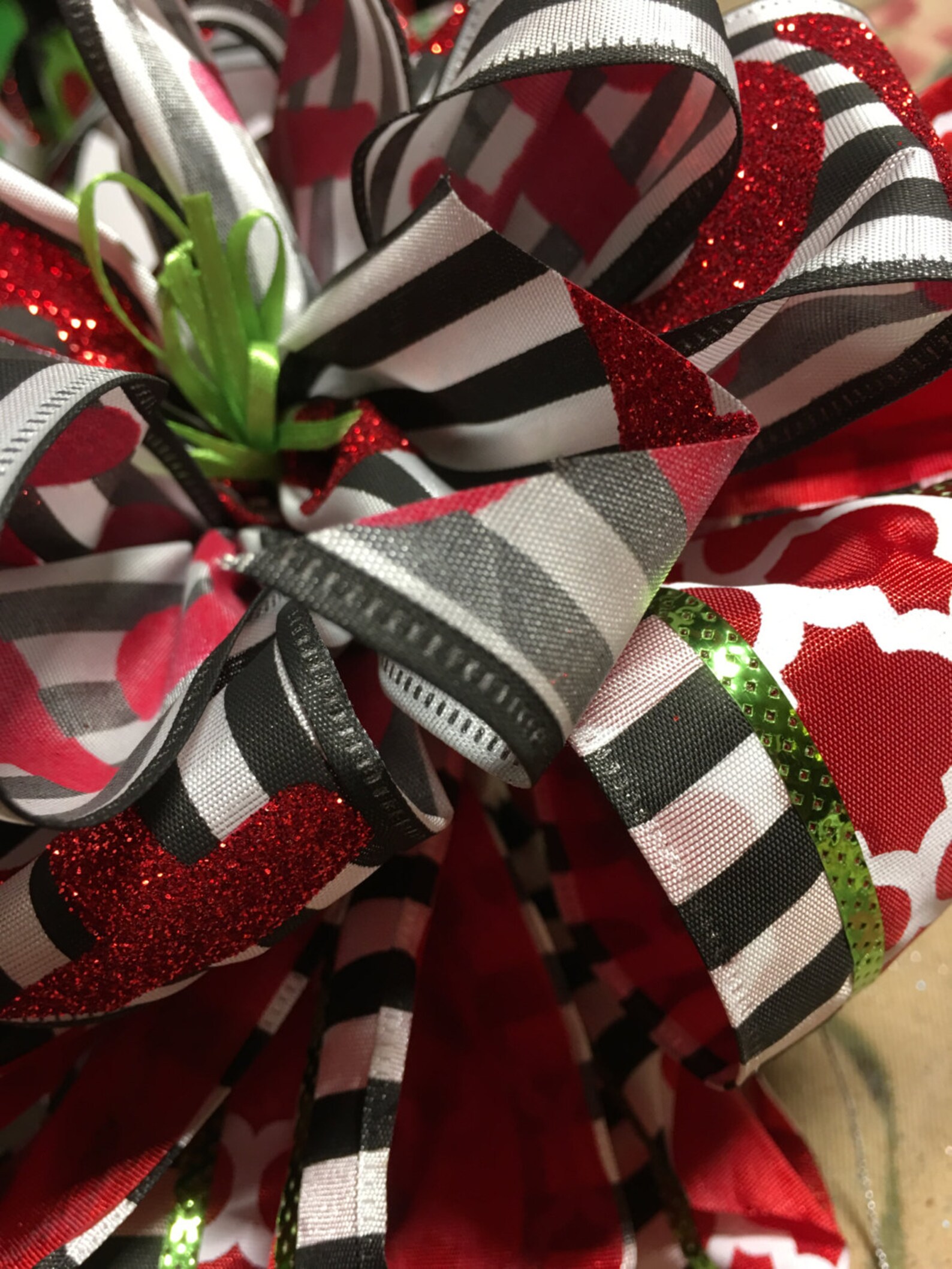 Christmas Christmas Bow Ribbon Bow Ribbons Ribbon Decor - Etsy