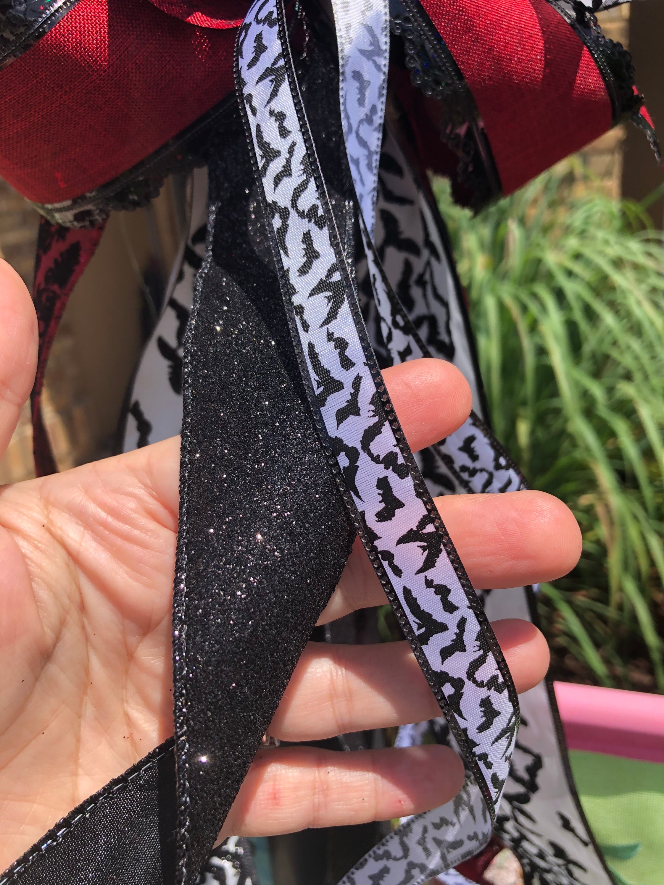 Halloween bow Halloween decor vampire bow vampire decor | Etsy