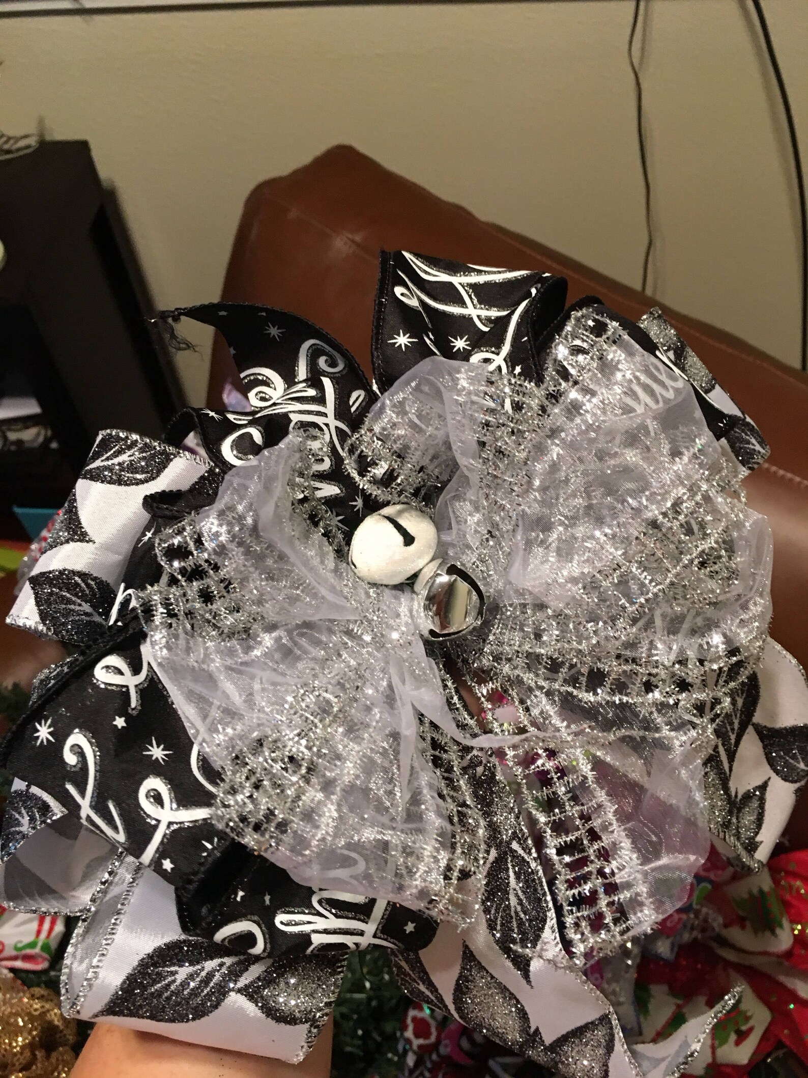 Christmas Bow Ribbon Bow Ribbon Decor Christmas Decor - Etsy