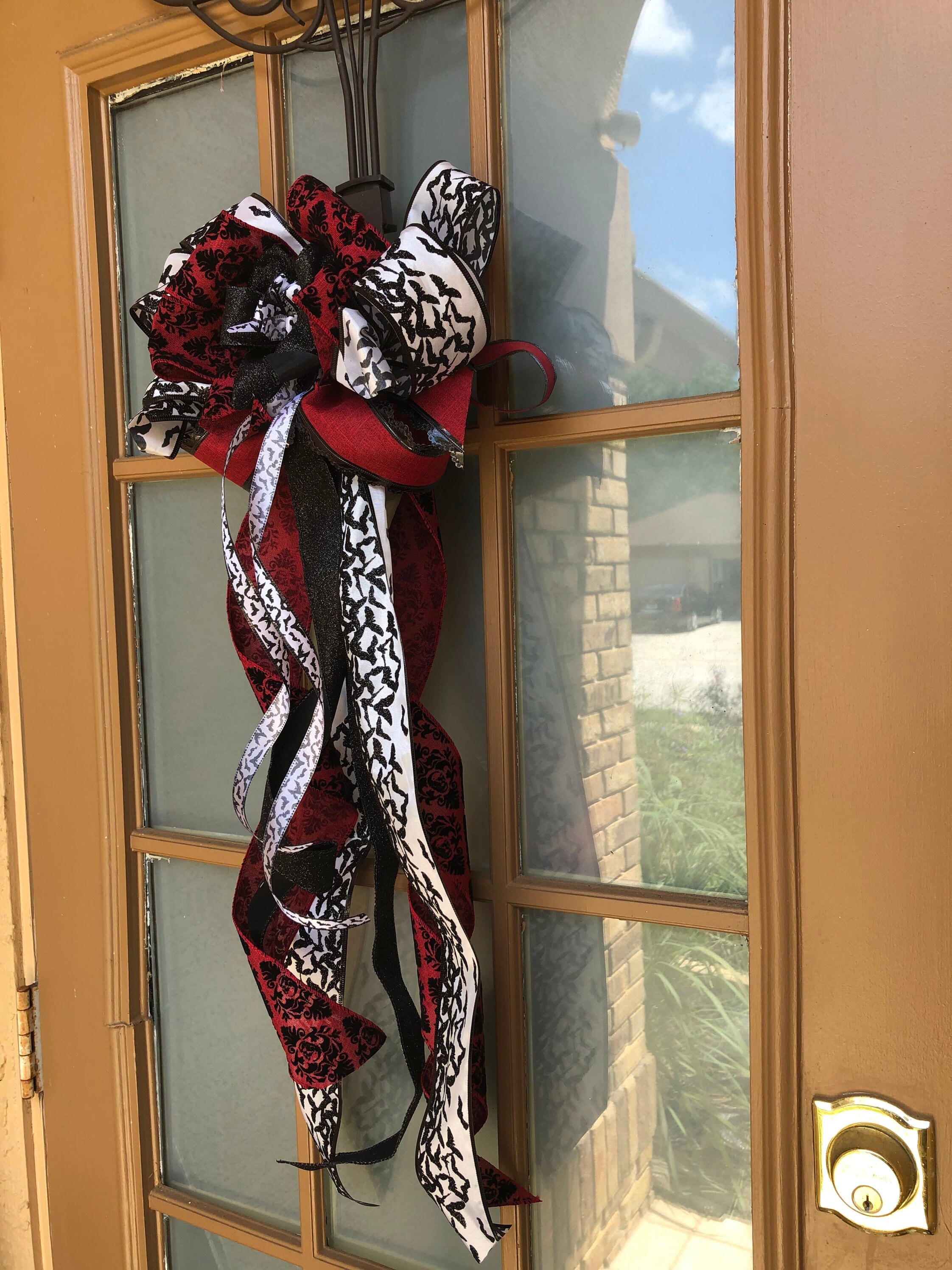 Halloween bow Halloween decor vampire bow vampire decor | Etsy