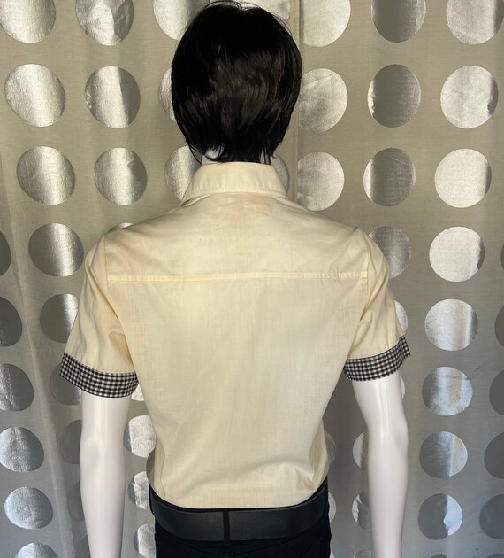 1960s Vintage Dandy Mod Rockabilly Indie S/S Dress Sh… - Gem