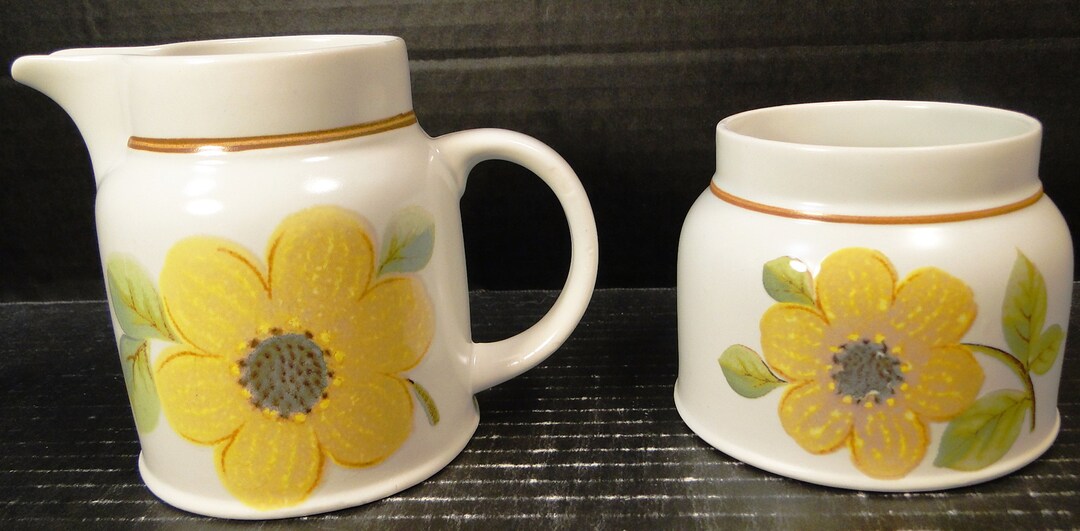 Royal Doulton Summer Days Creamer Sugar Bowl LS 1002 Excellent - Etsy