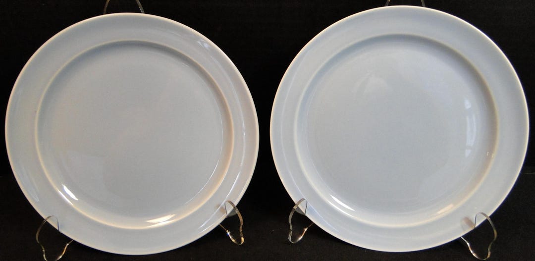 Taylor Smith Taylor Luray Pastels Blue Luncheon Plates 9 1/4" Set of 2 ...
