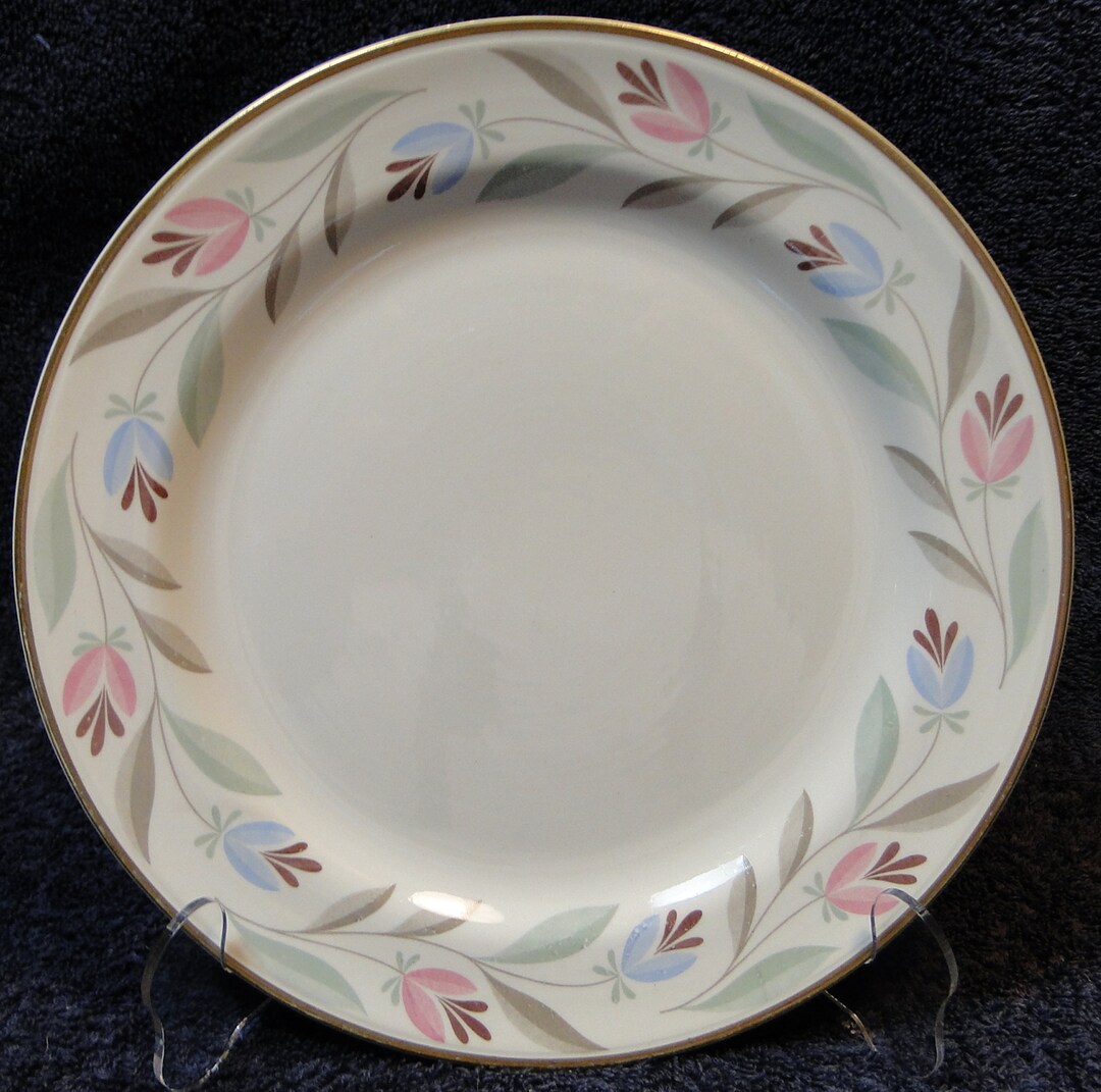 Homer Laughlin Nantucket Dinner Plate 10" Eggshell Nautilus Excellent ...