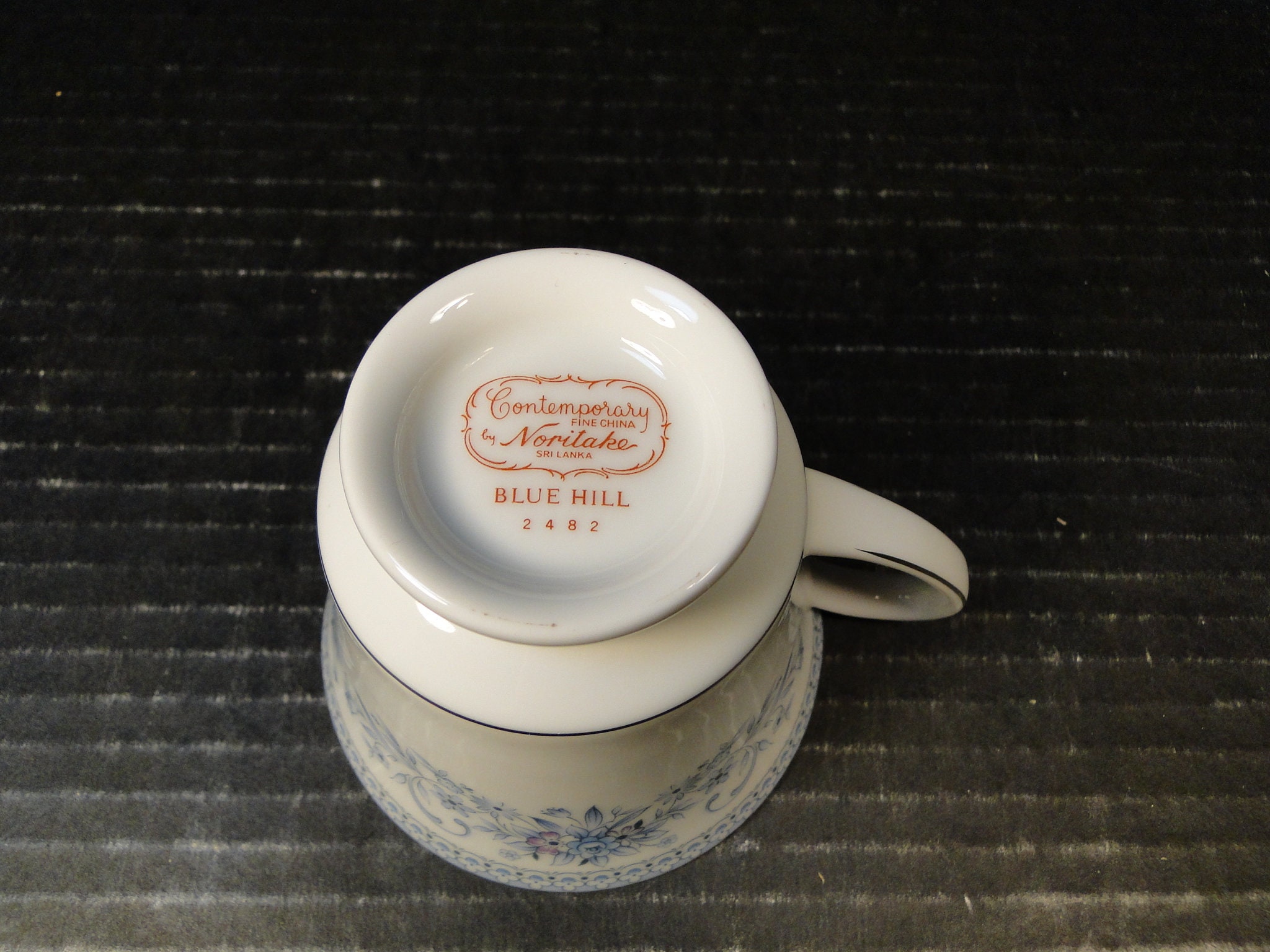 Noritake Blue Hill Tea Cup Saucer Sets 2482 Set of 2 Excellent | Etsy