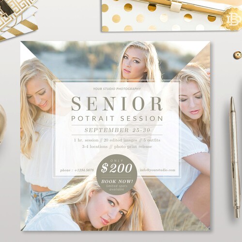 Headshot Marketing Template Photography Template Headshot Mini | Etsy