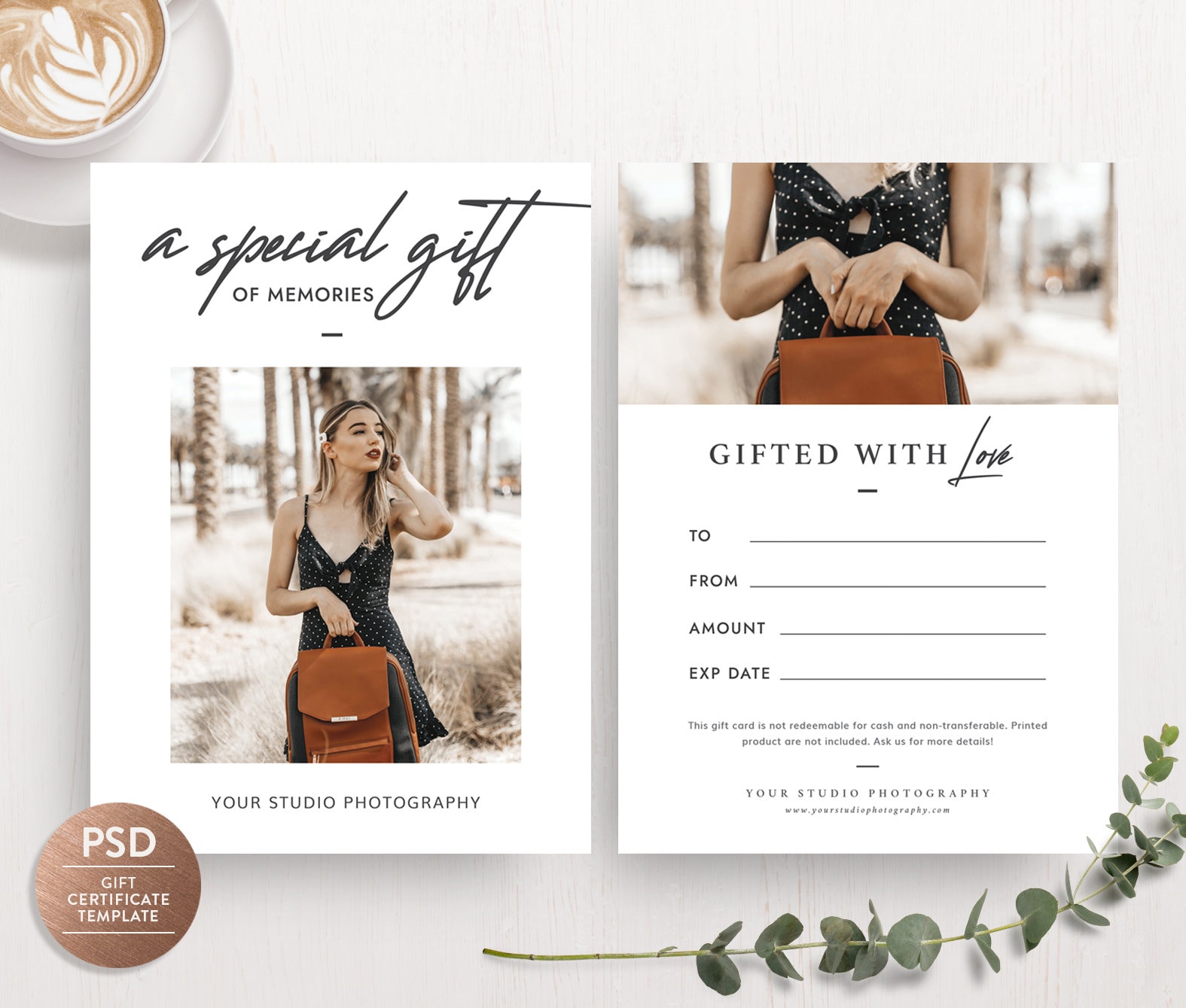 Gift Card Psd